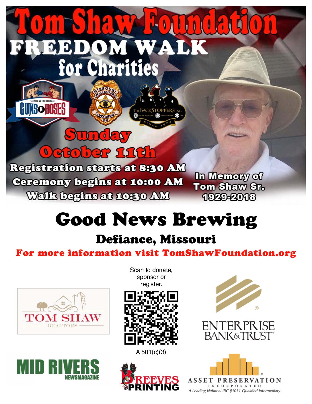 2026 Tom Shaw Foundation Freedom Walk for Charities | MPOA